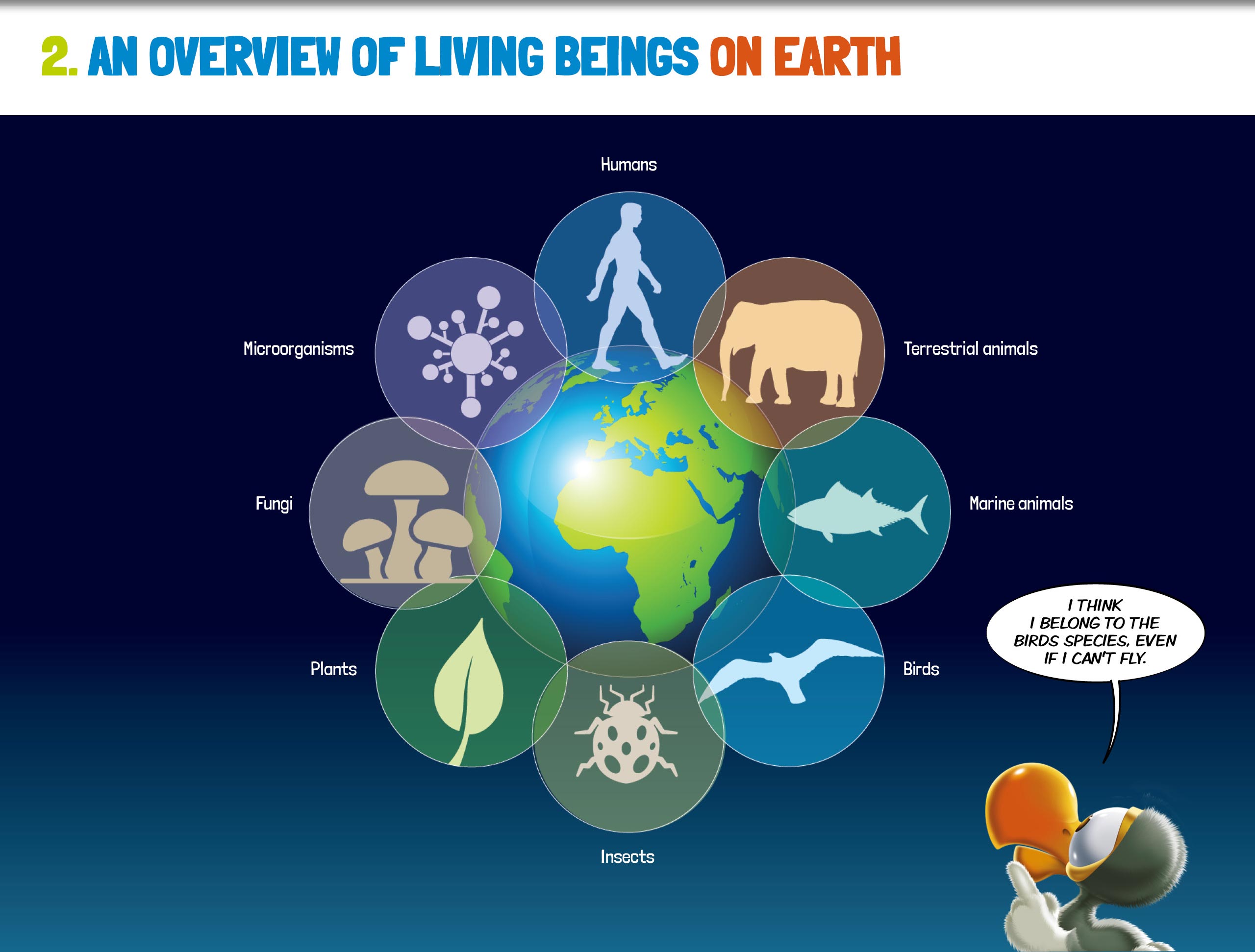 2. AN OVERVIEW OF LIVING BEINGS ON EARTH | Cosmo The Dodo Bird